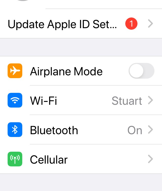 Update Apple ID Settings - Apple Community