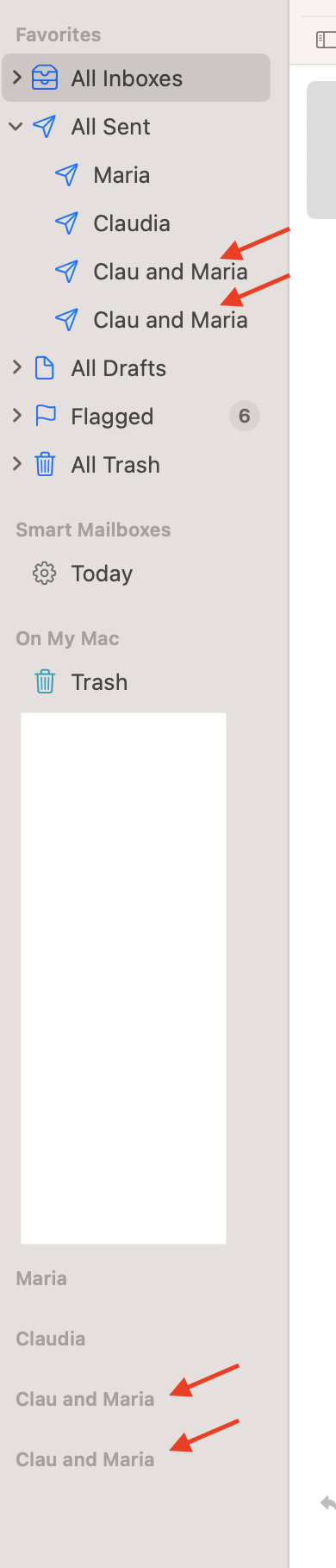 Mail app with duplicate ghost account - Apple Community