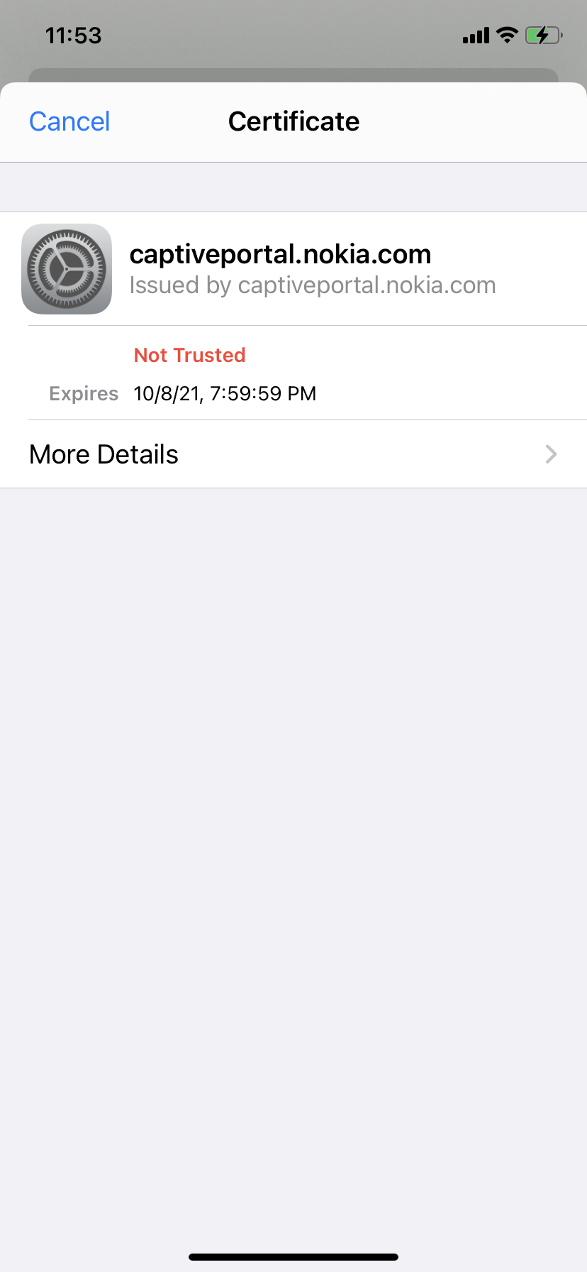 iPhone Certificate notice - Apple Community