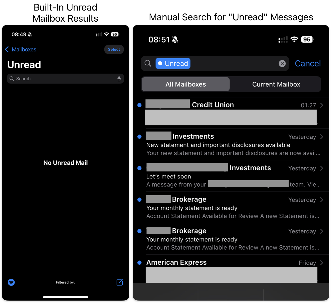 iOS Mail Built-In Unread Mailbox Issue wi… - Apple Community