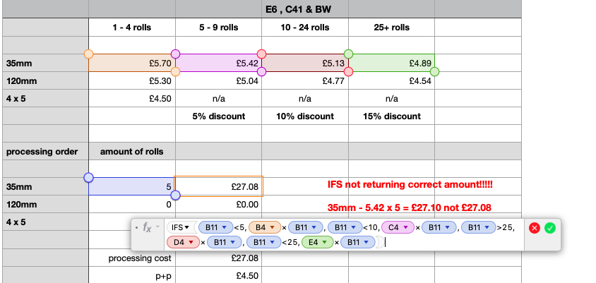 IFS returning incorrect amount - Apple Community
