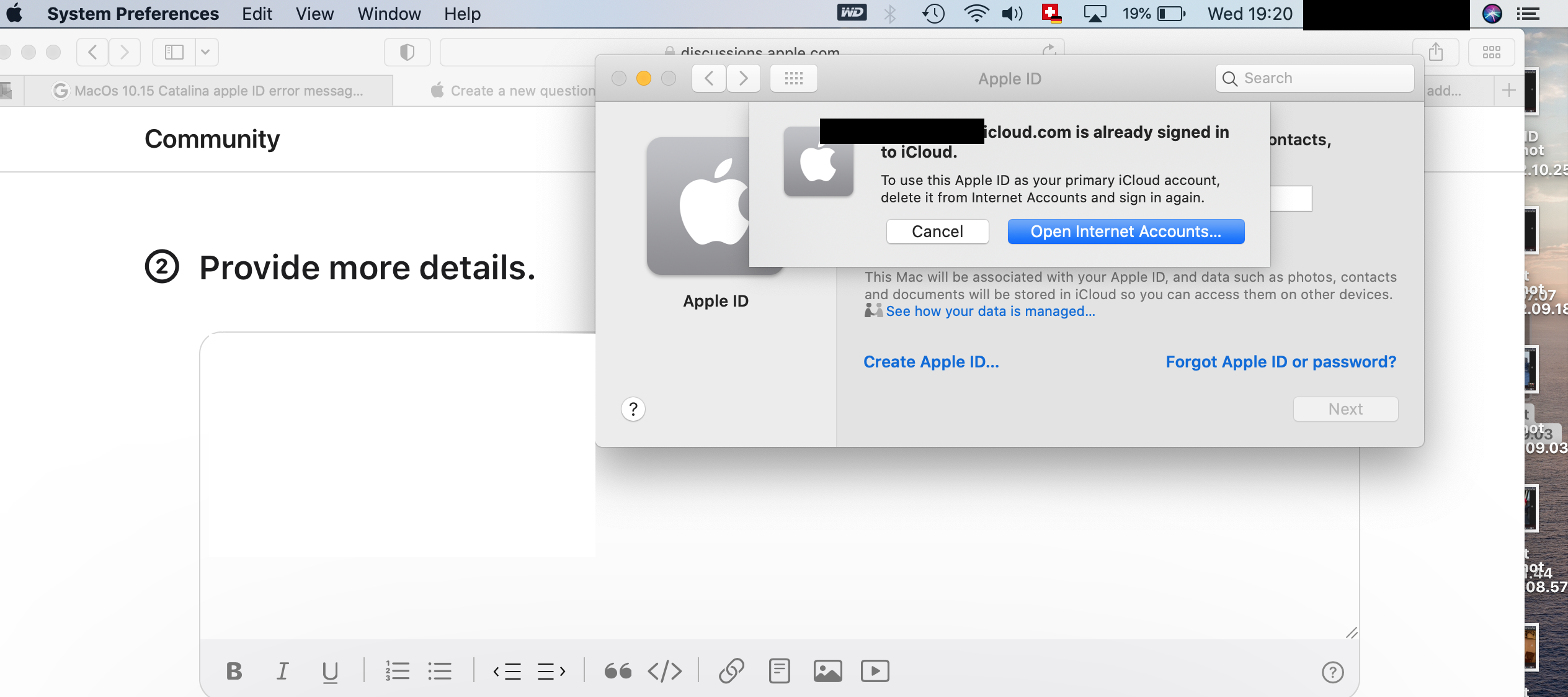 Apple-ID/icloud/Mail login-fails stating … - Apple Community
