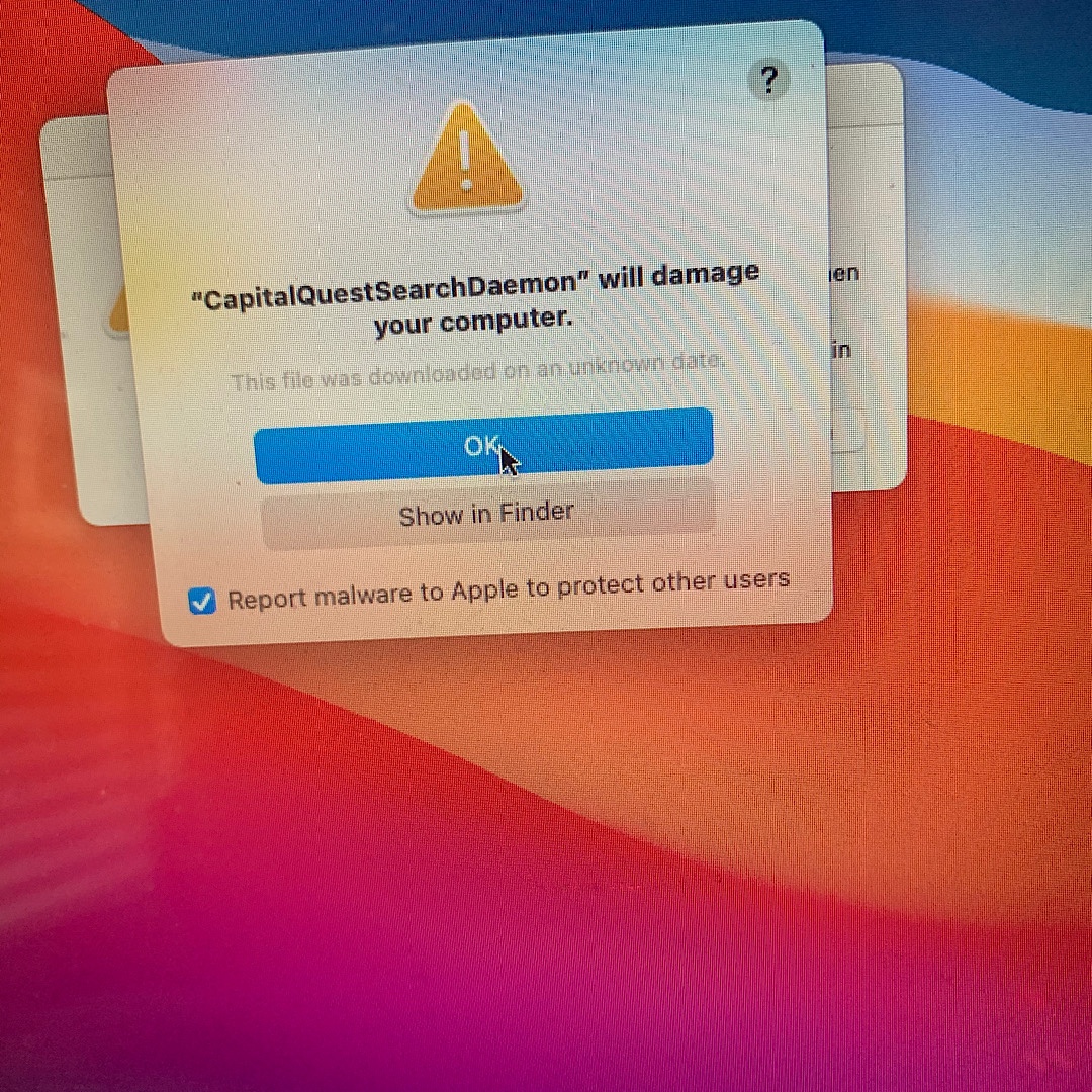 Why this window always pop up and can’t c… - Apple Community