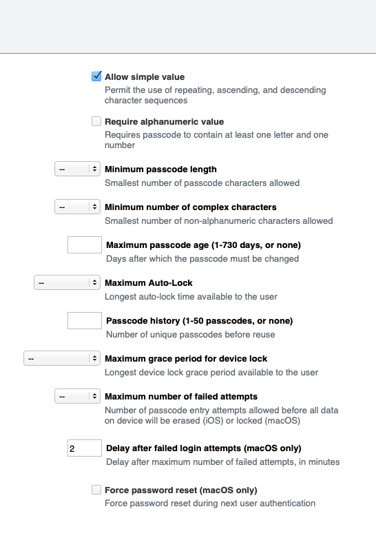 Mac login. Invalid password attempts limit - Apple Community
