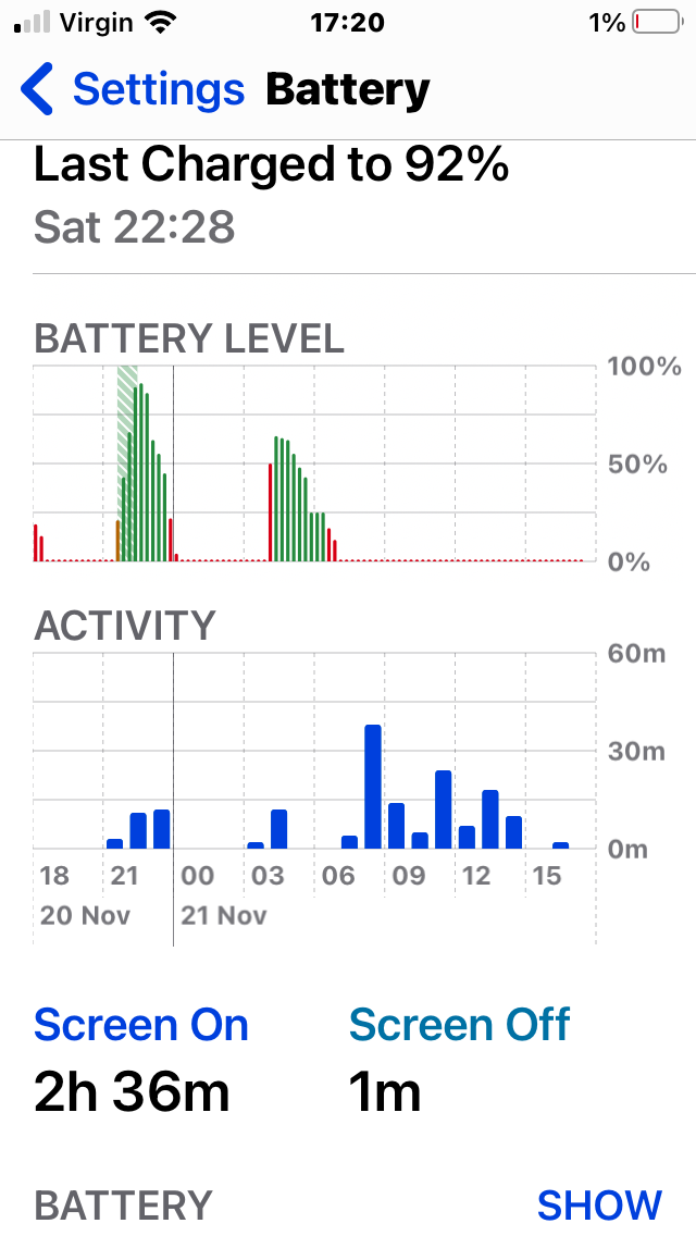 iOS 14.8.1 battery level indicator - Apple Community