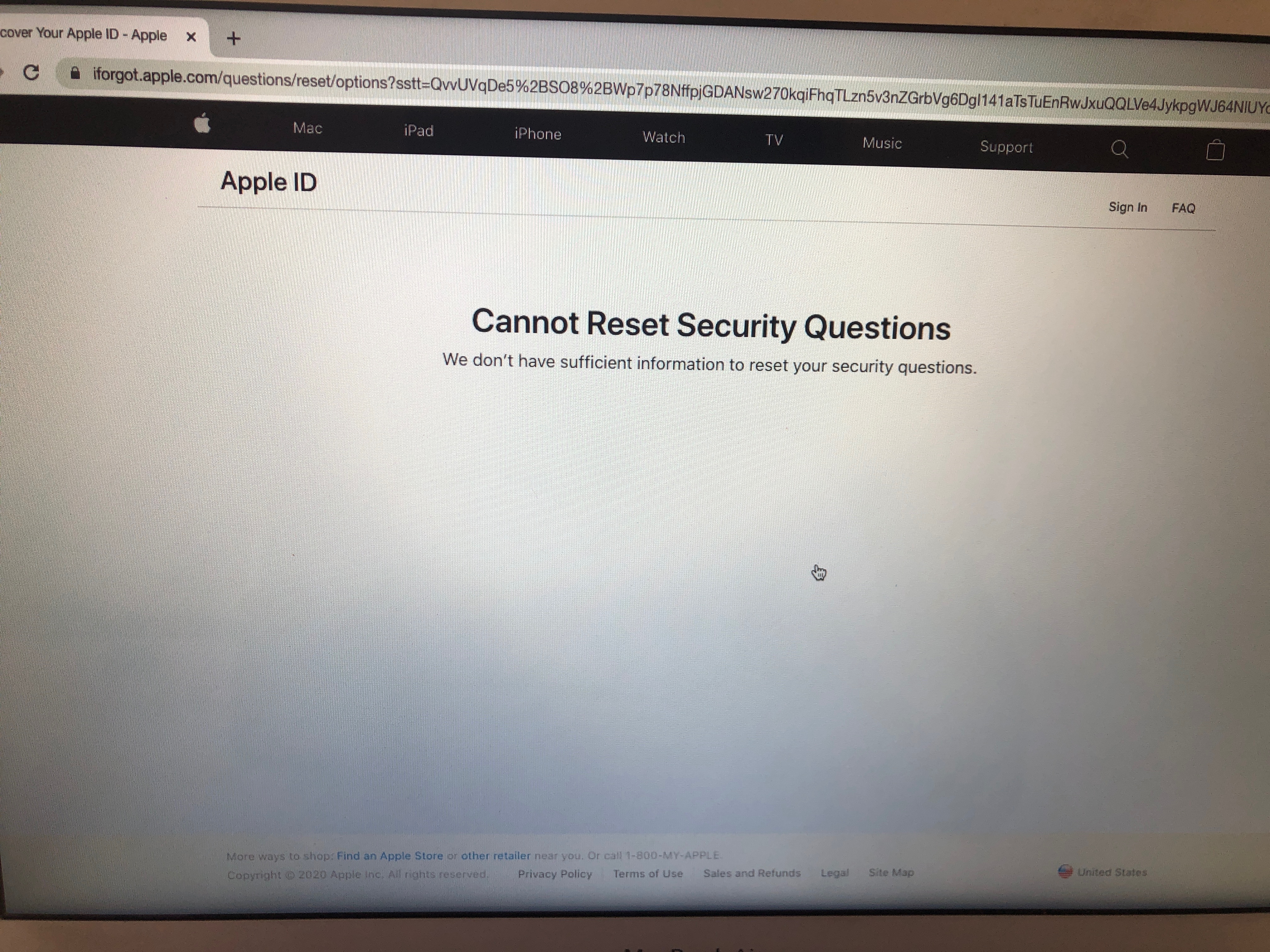 security question - Apple Community