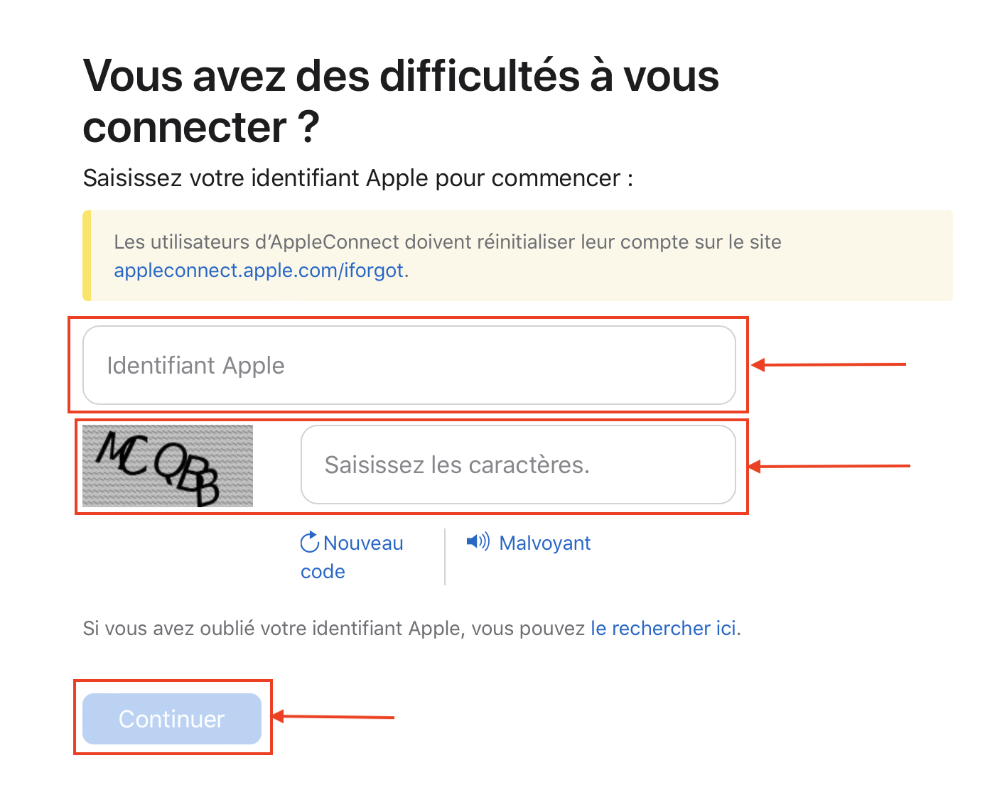 Récupération d'un compte Apple - Communauté Apple