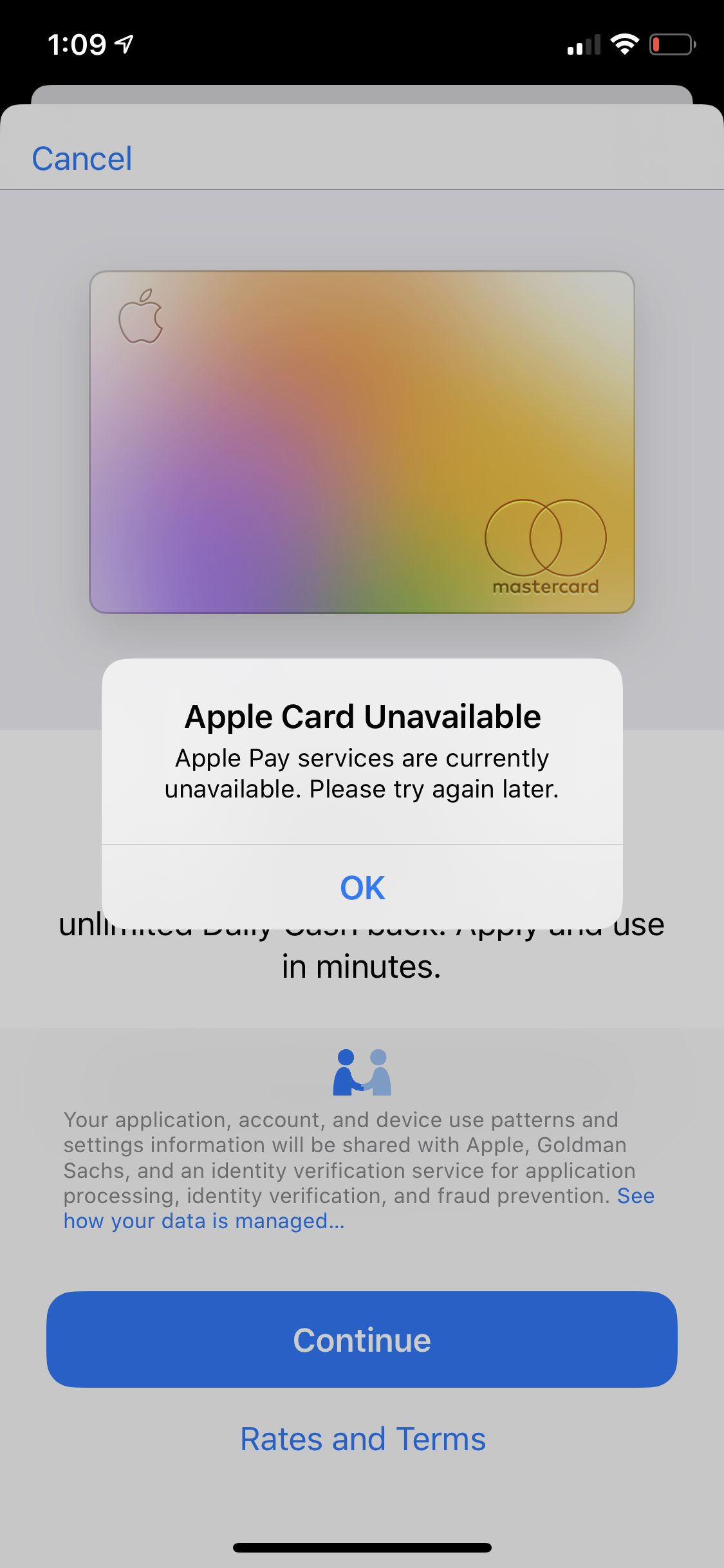 Apple Card Application - Apple Community