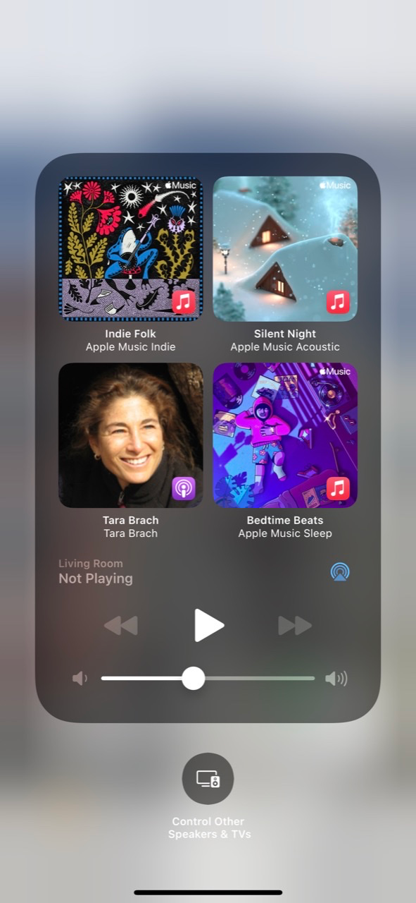 iOS 15 audio widget on lock screen - tapp… - Apple Community