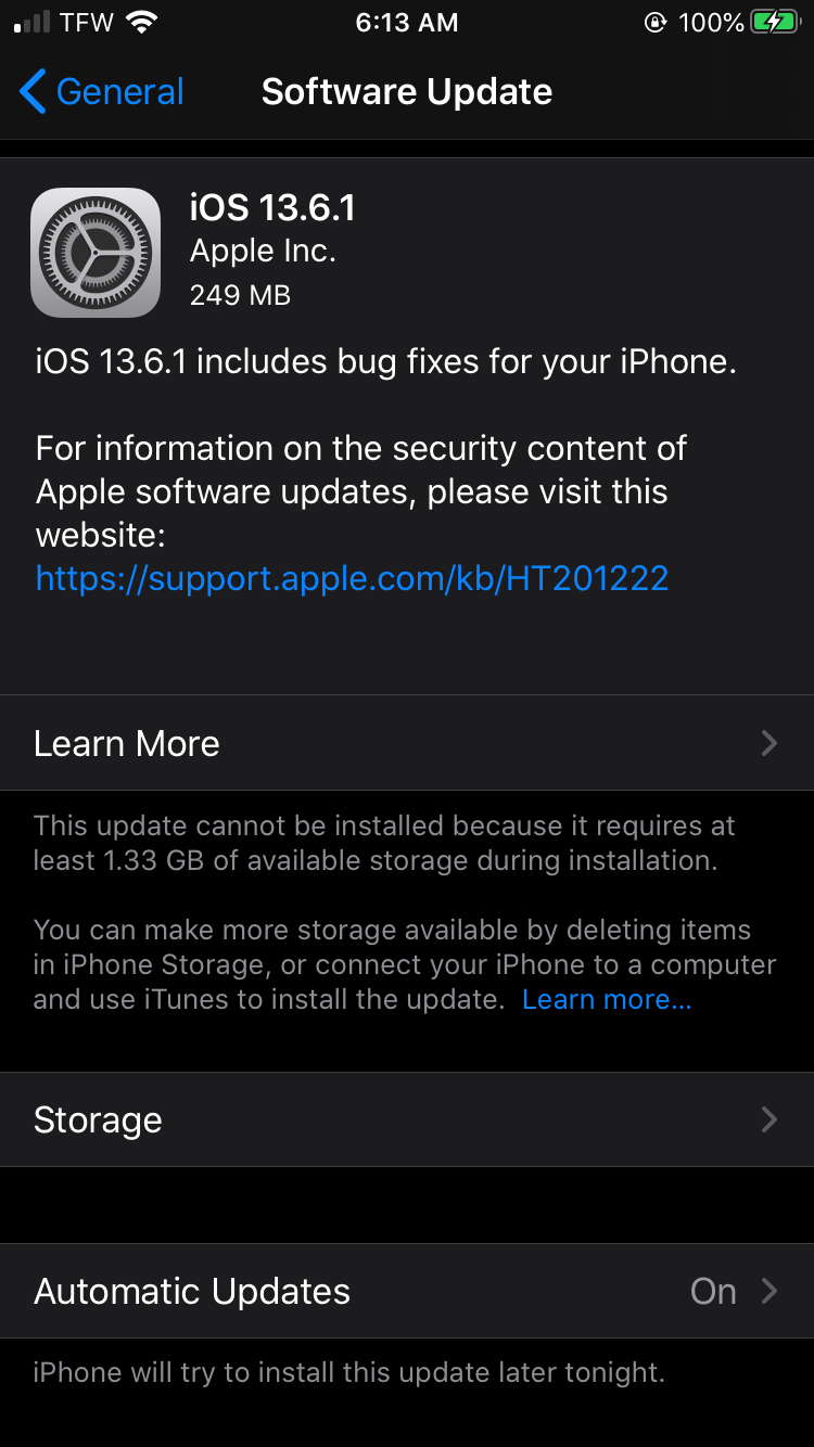 Newest iOS Update - Apple Community