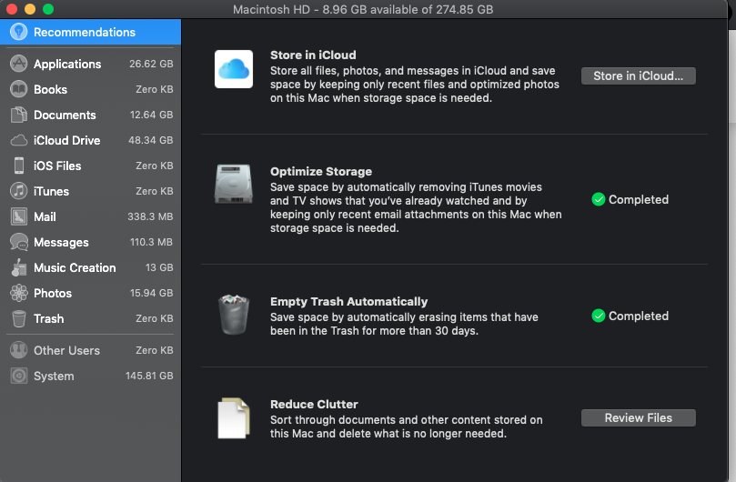 'System' Storage is occupying a lot of my… - Apple Community