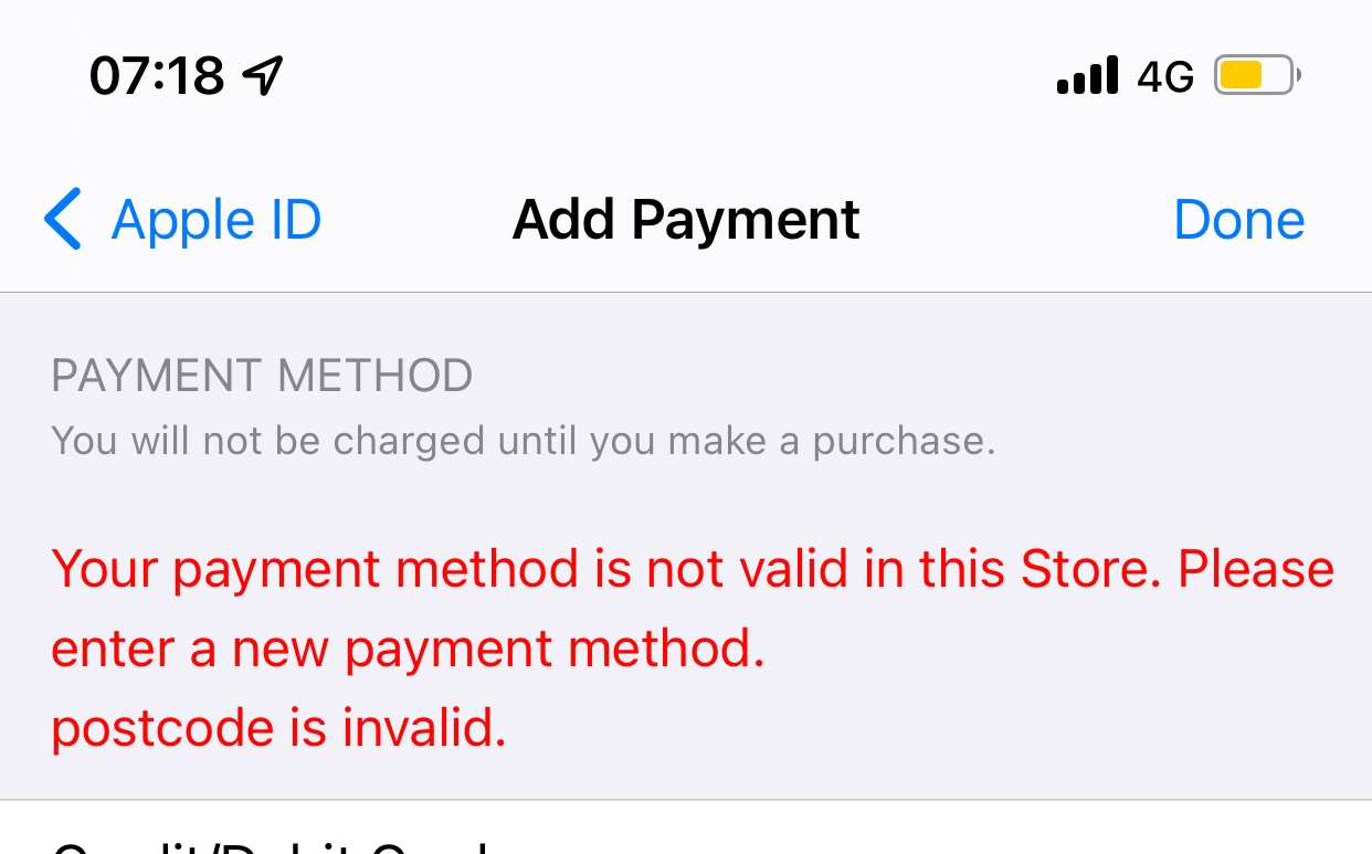 Payment method - Apple Community