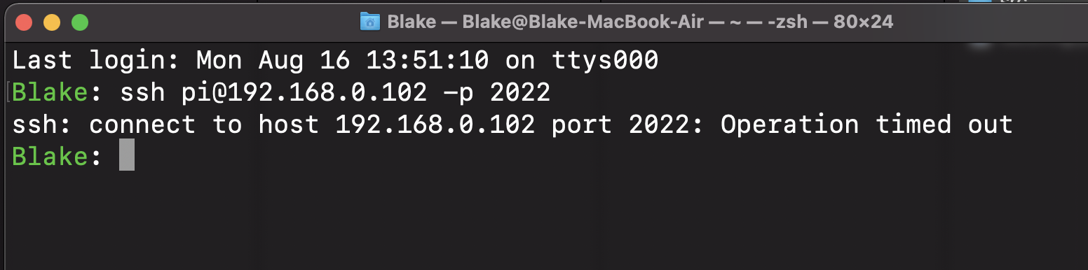 Unable to connect to router gateway or SSH - Apple Community