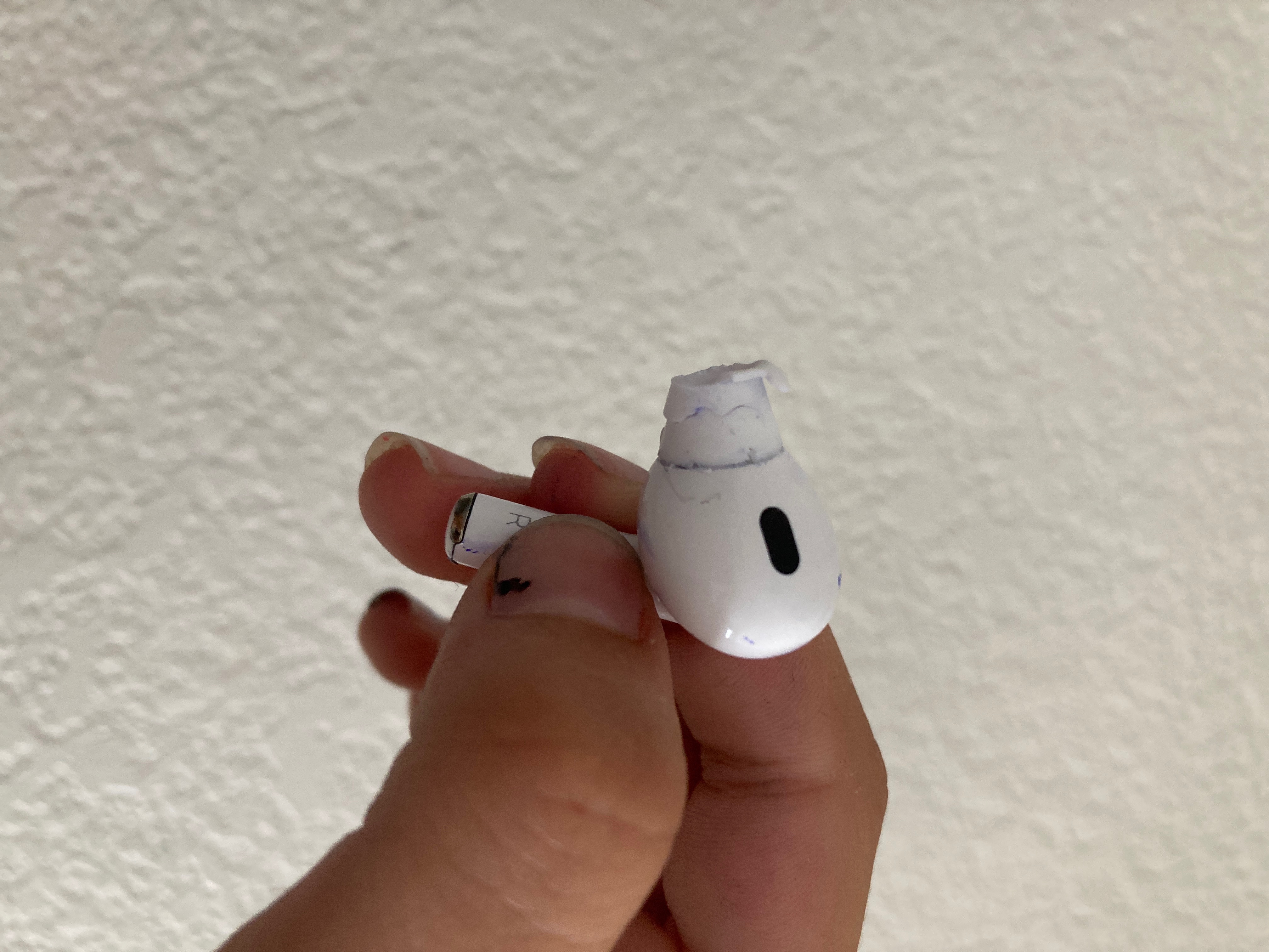 How to fix a ripped off Airpod ? - Apple Community