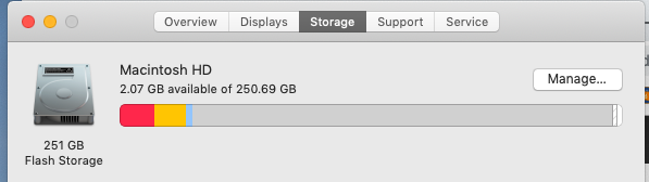 System storage taking up a ridiculously l… - Apple Community