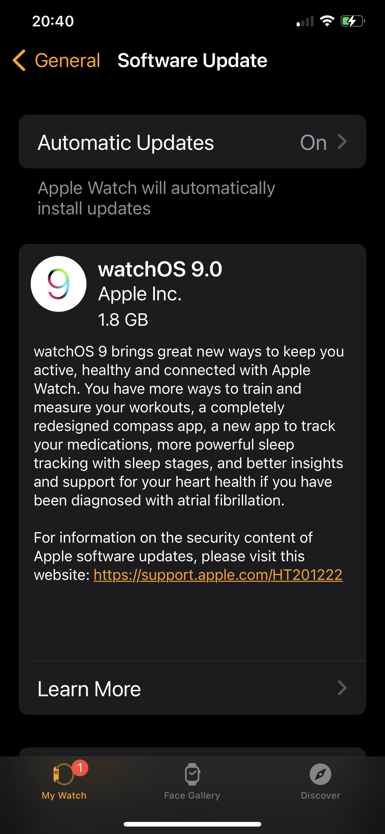 Apple Watch iOS 9 update - Apple Community