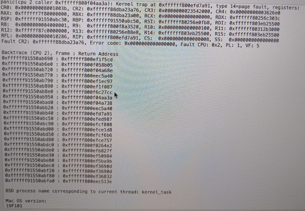 Kernel panic on MacbookPro 14,1 (2017) / … - Apple Community