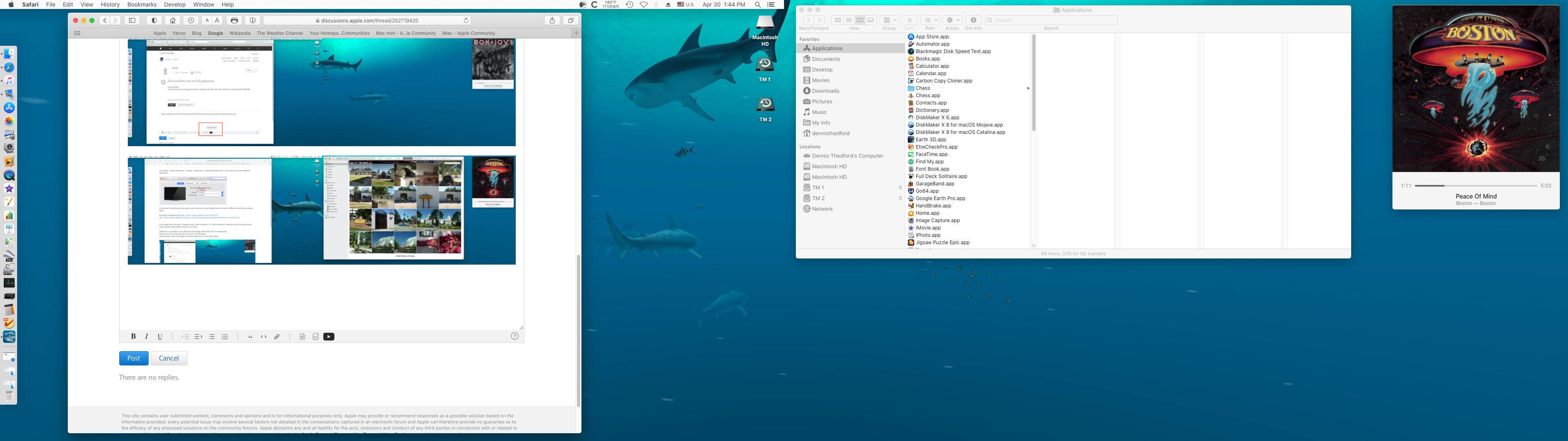 Dock and Menu bar not fully appearing - Apple Community