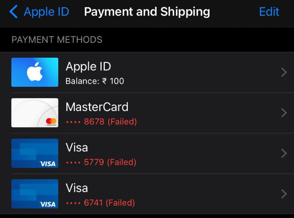Payment issues - Apple Community