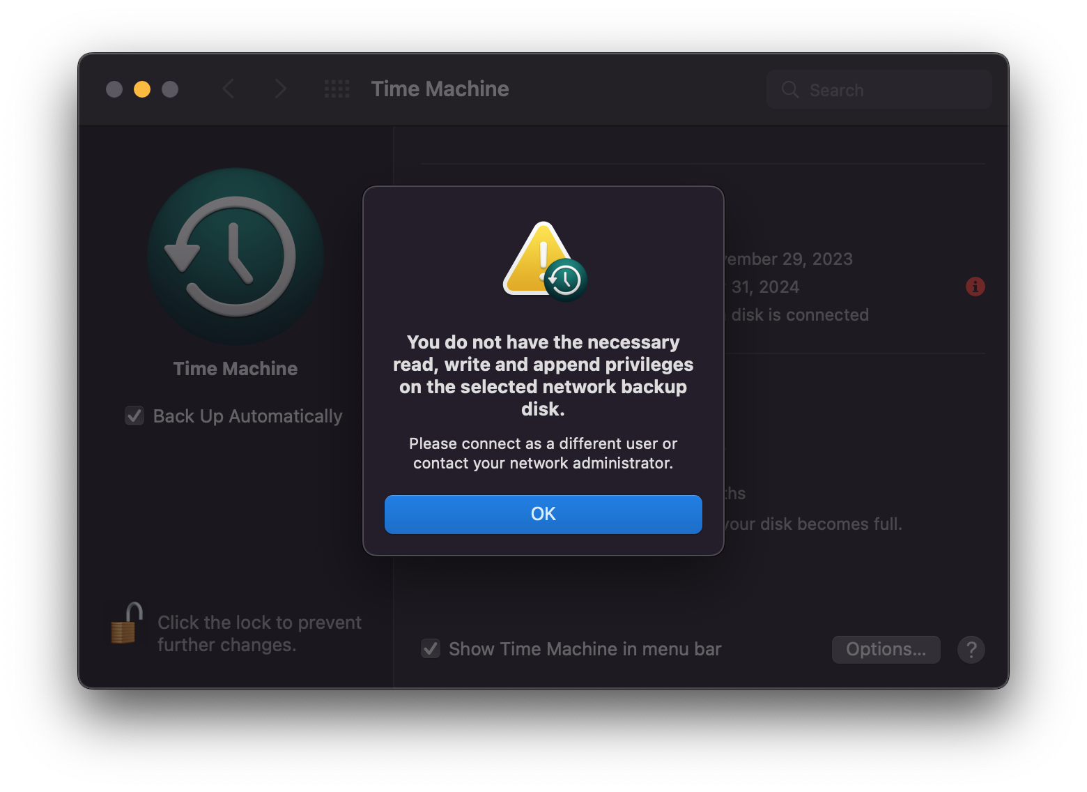 Setup NAS storage for Time Machine - Apple Community