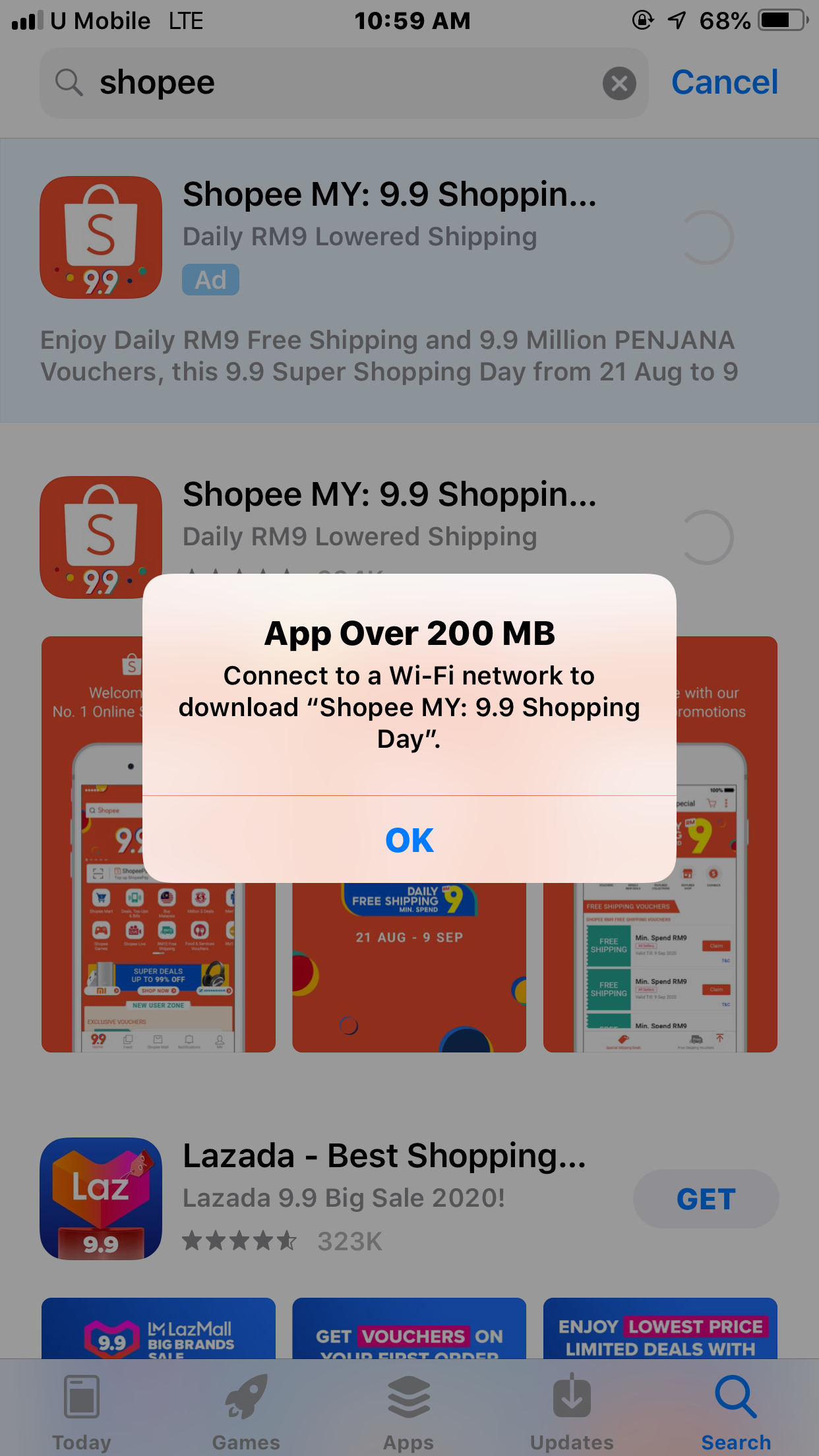 WHY ONLY SHOPEE I CANT INSTALL - Apple Community