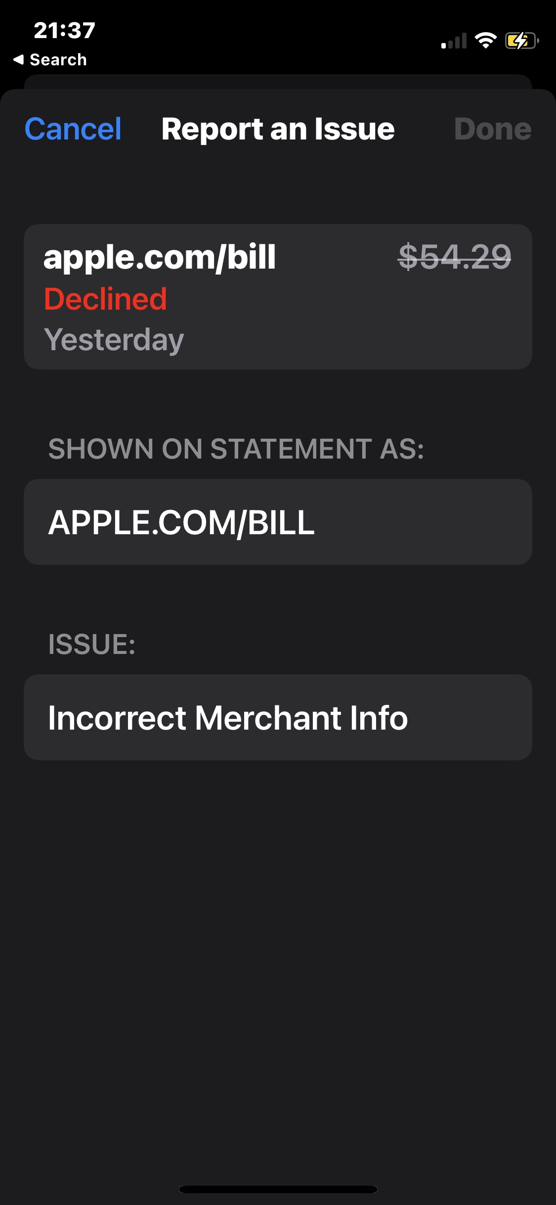 Got a fraud alert for APPLEBILL.COM but c… - Apple Community
