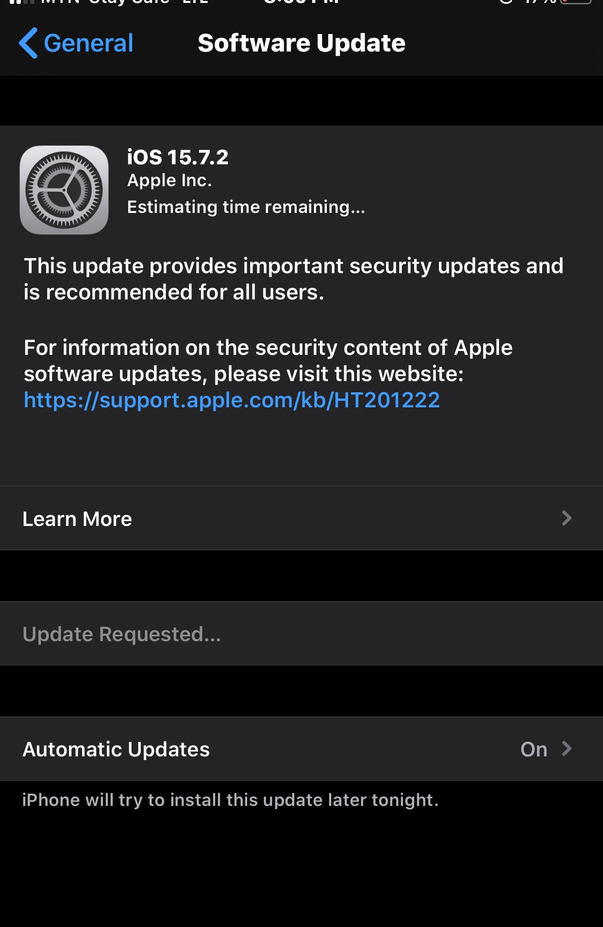 iOS update - Apple Community