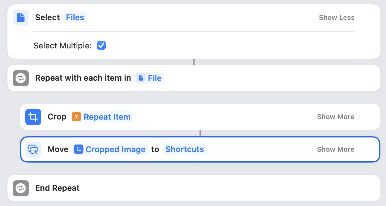 Batch Cropping images with Shortcuts - Apple Community
