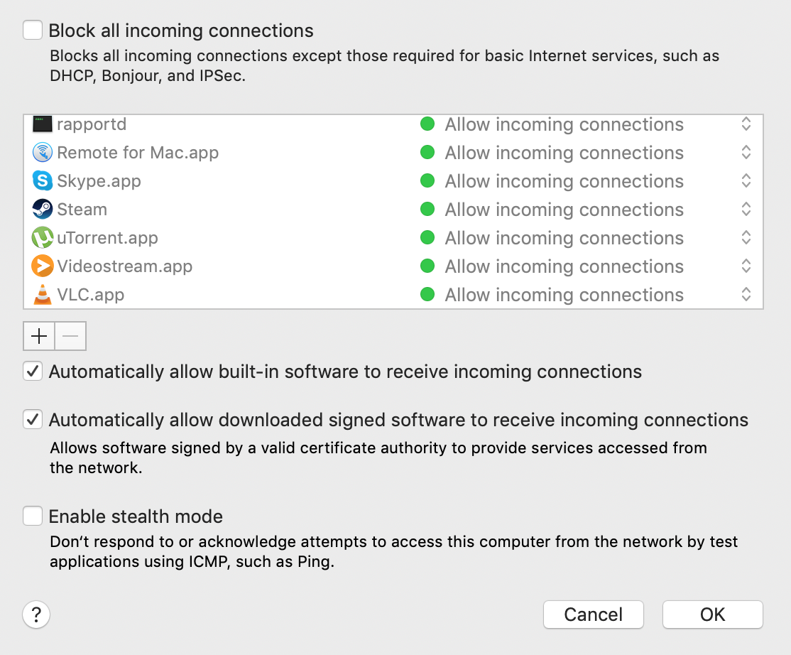 Firewall blocking Videostream - Apple Community