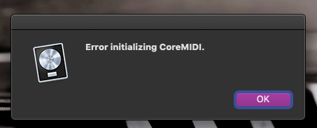 midi services not available - Apple Community