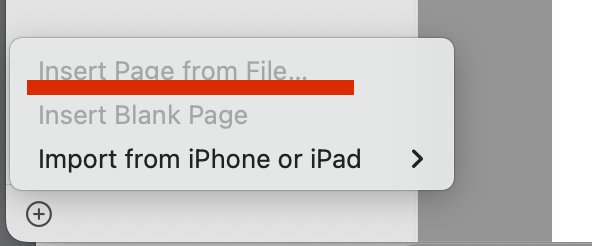 Why is the PREVIEW APP's INSERT PAGE FROM… - Apple Community
