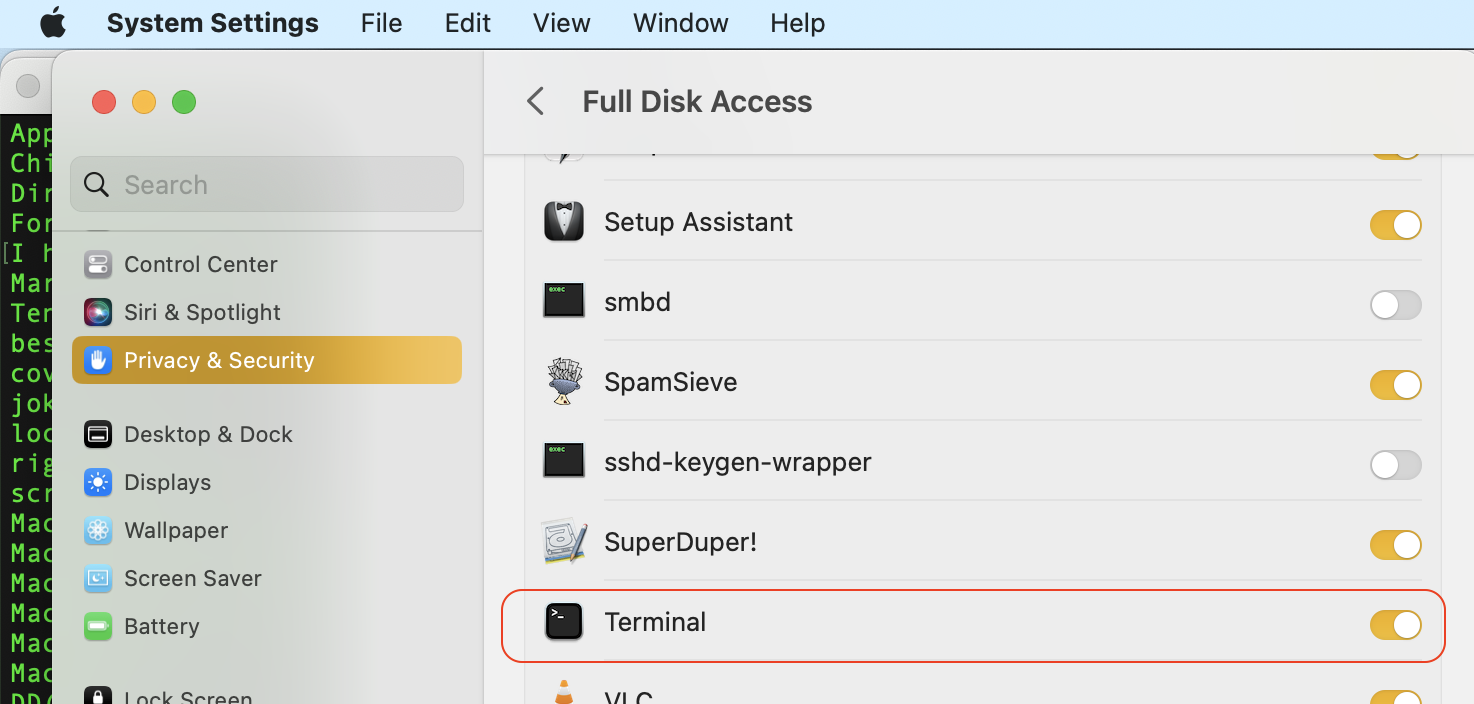 Question about unix code in Terminal - Apple Community