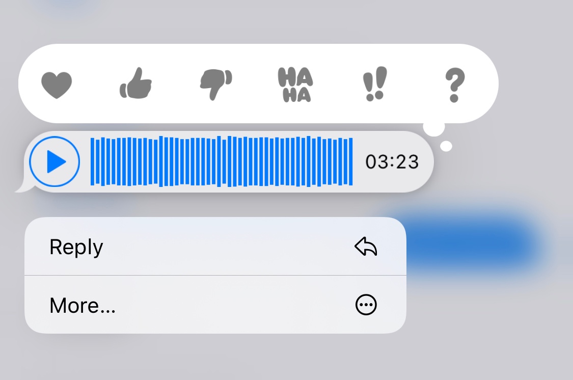 Saving voice messages on iphone - Apple Community