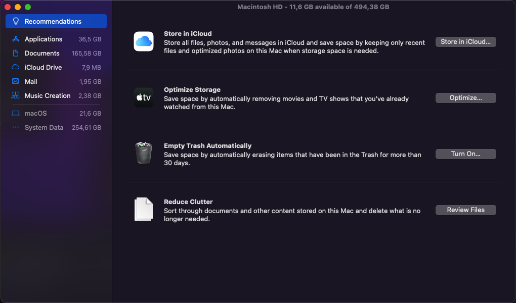 System Storage Taking Up Way Too Much Sp… - Apple Community