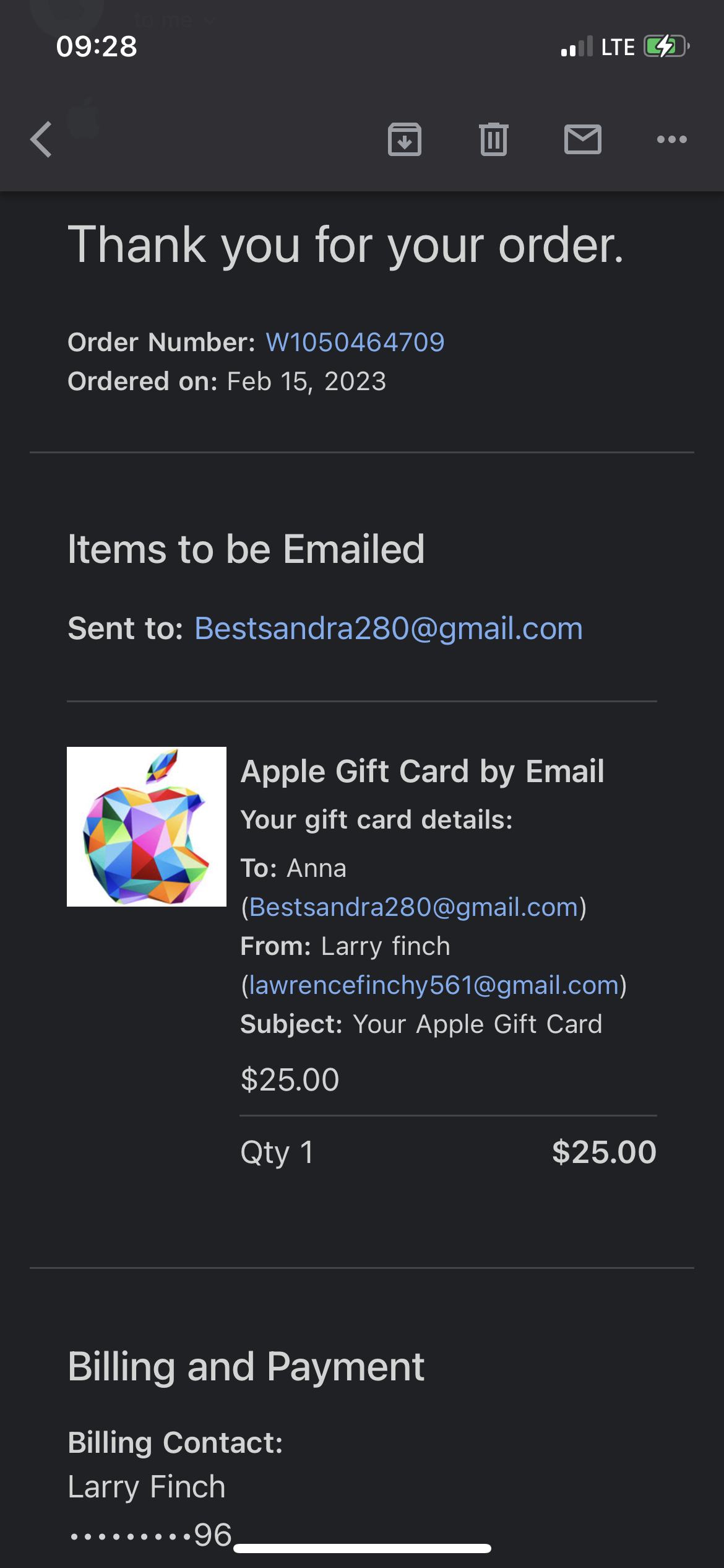 How can I see the number regifter in my A… - Apple Community