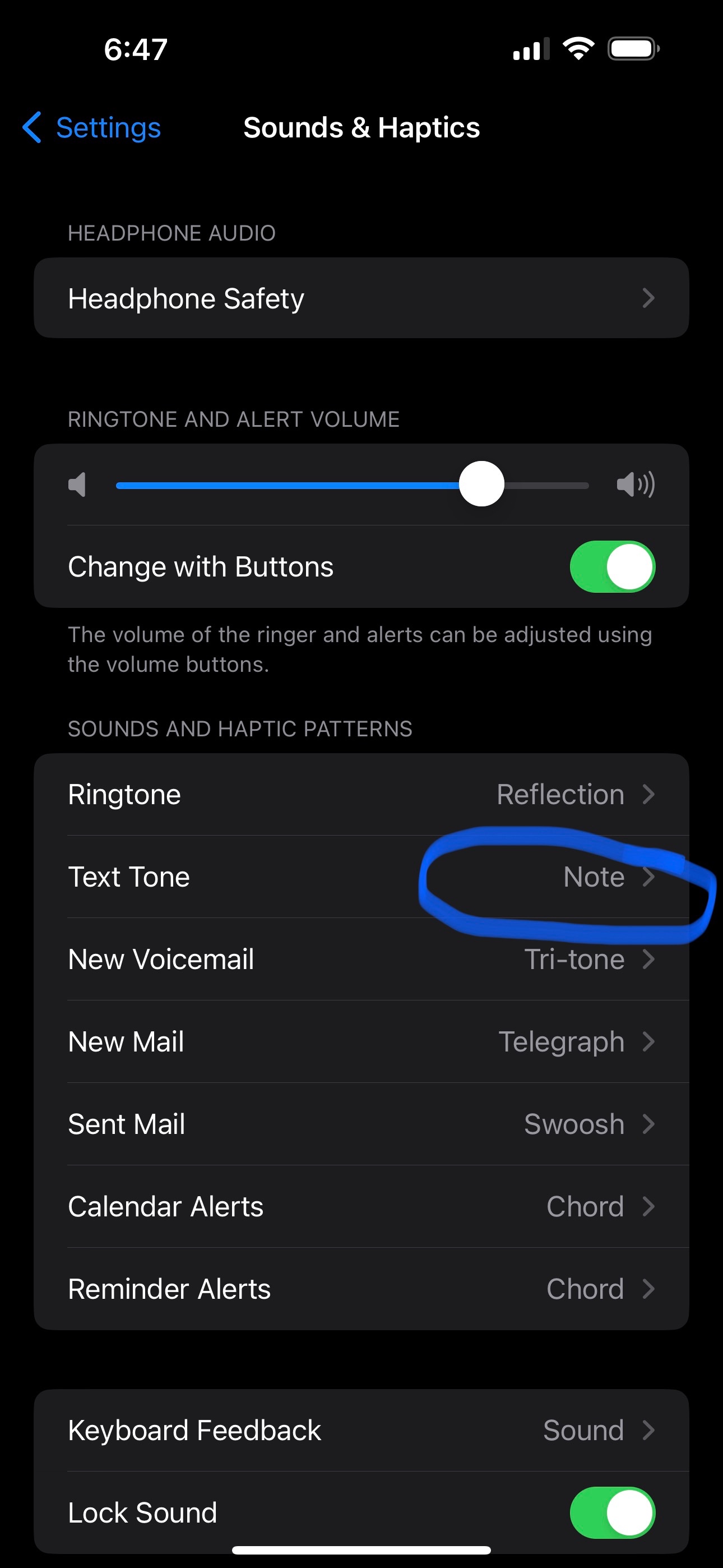 iPhone text notification dings very loudl… - Apple Community