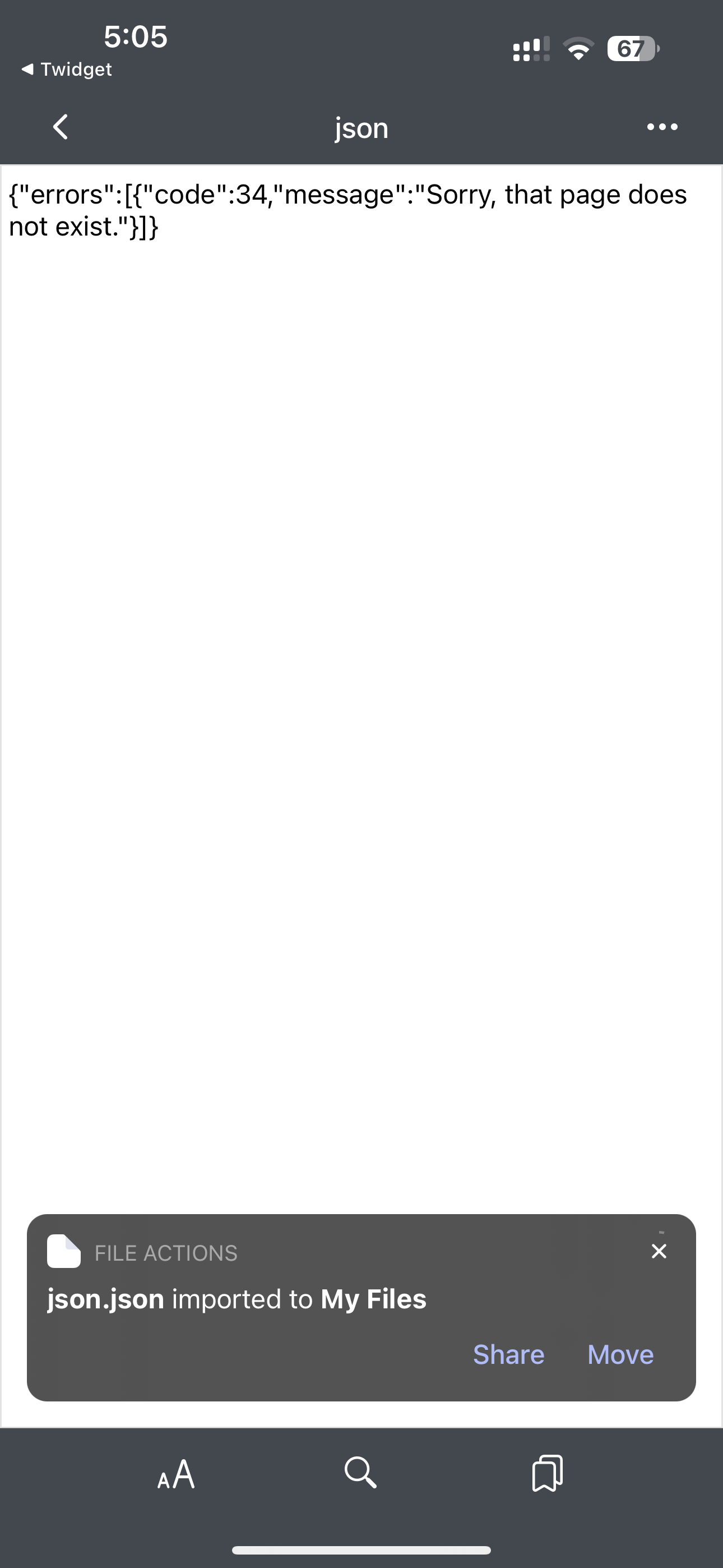 Why I'm receiving Jason error? - Apple Community