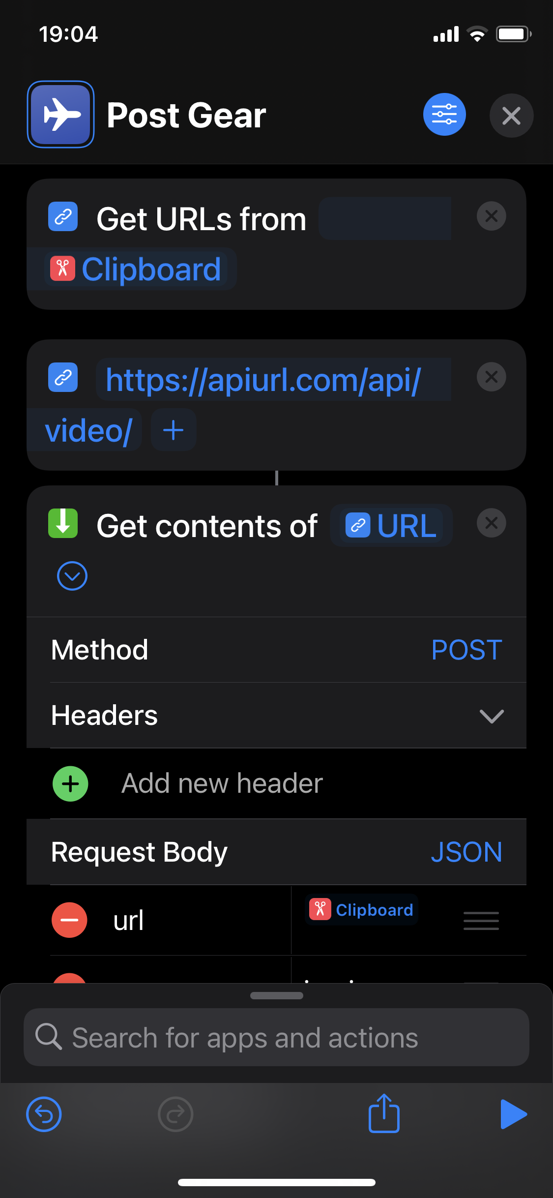 custom shortcut on iOS 15 not work - Apple Community
