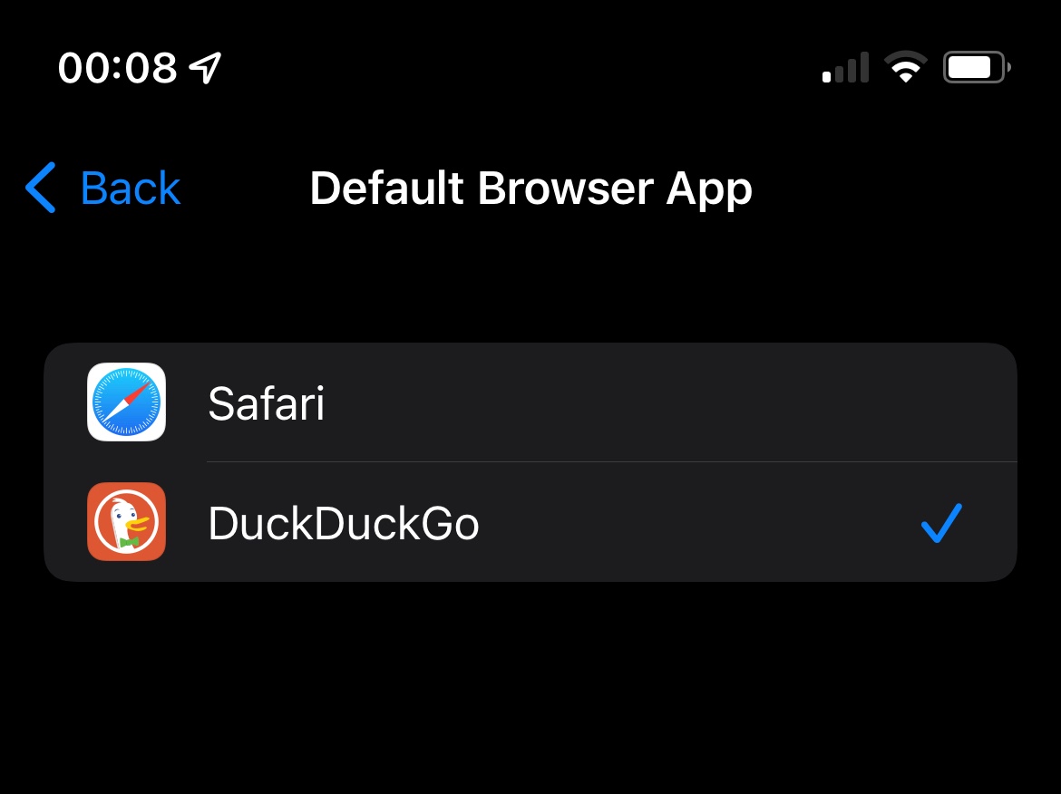 With IOS 15, default browser & other Issu… - Apple Community