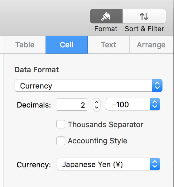 Currency format - Apple Community