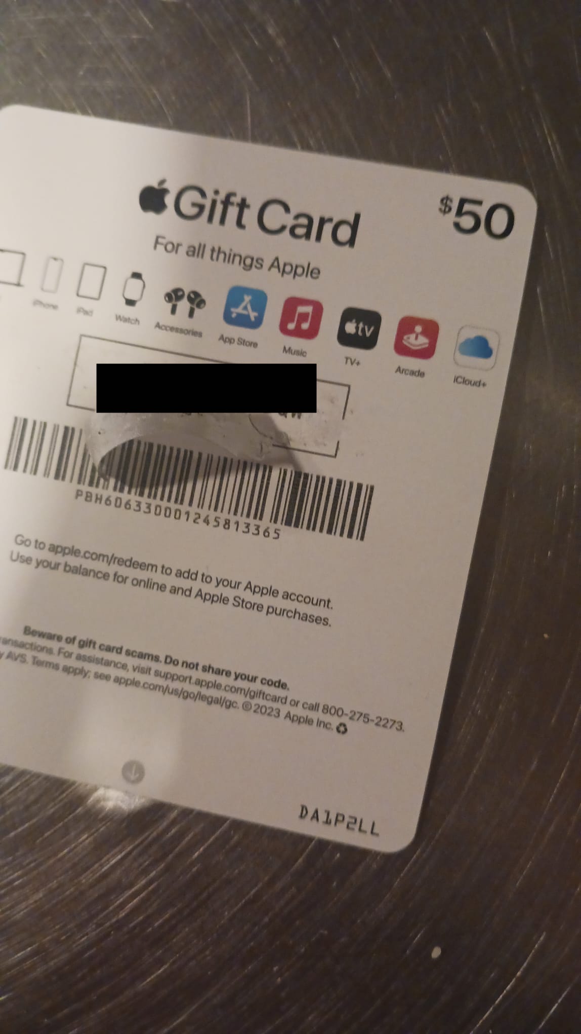 I mistakenly scratched off an alphabet Fr… - Apple Community