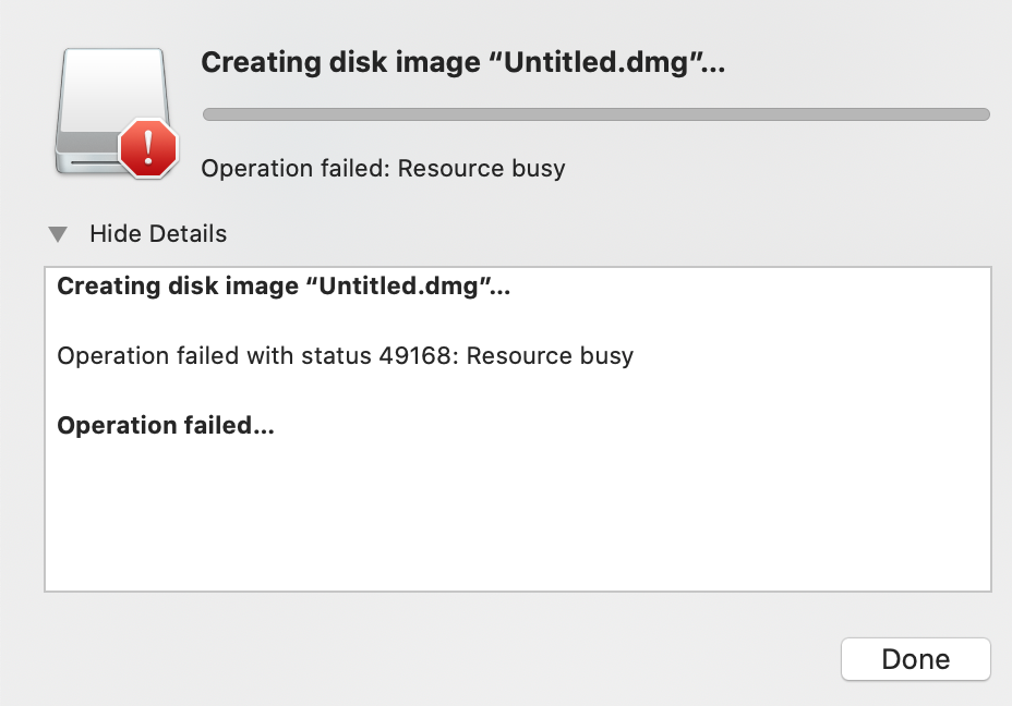 Generating a large encrypted disk image??? - Apple Community