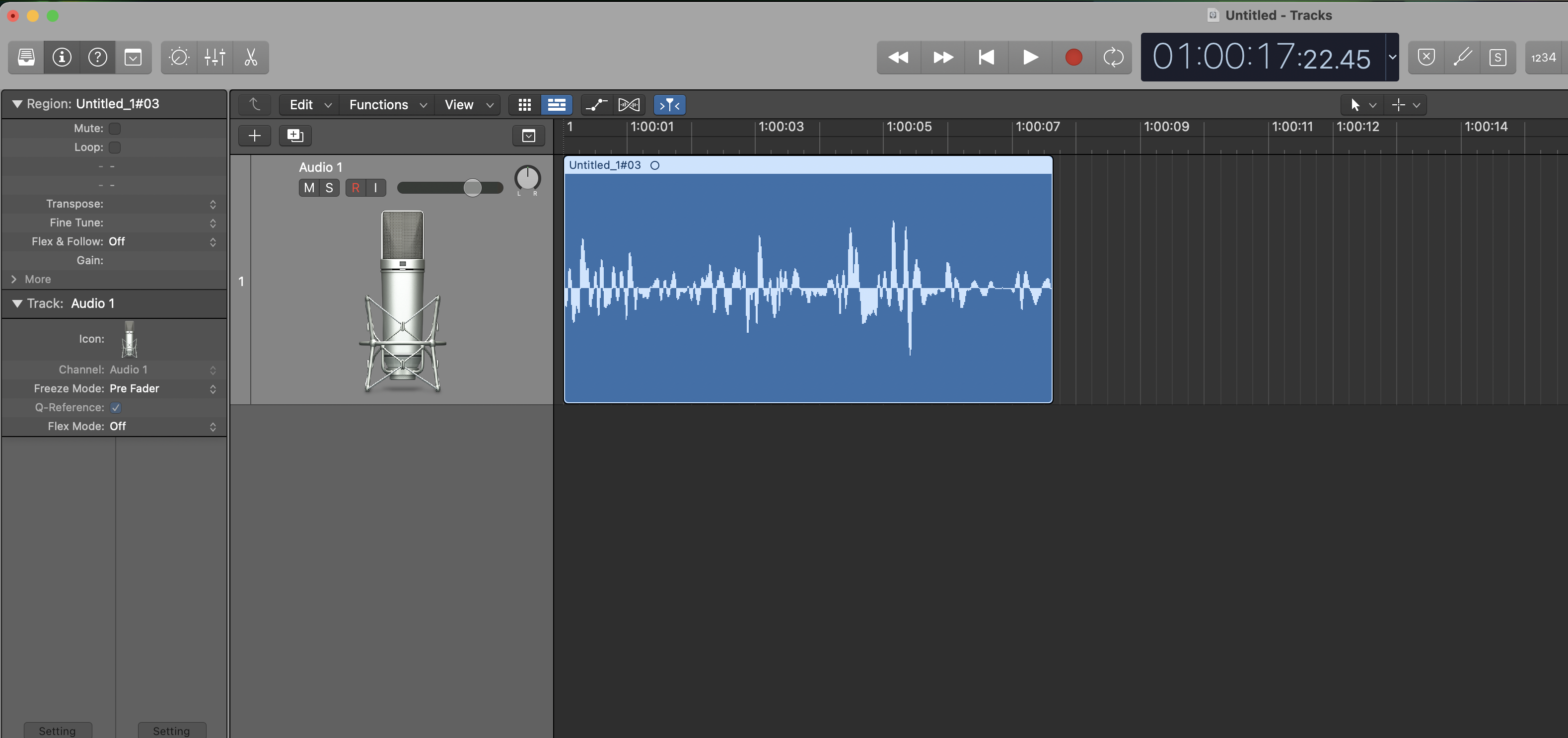 Logic Pro Strange Waveform - Apple Community
