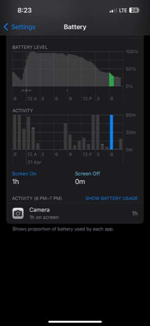 camera app draining battery - Apple Community