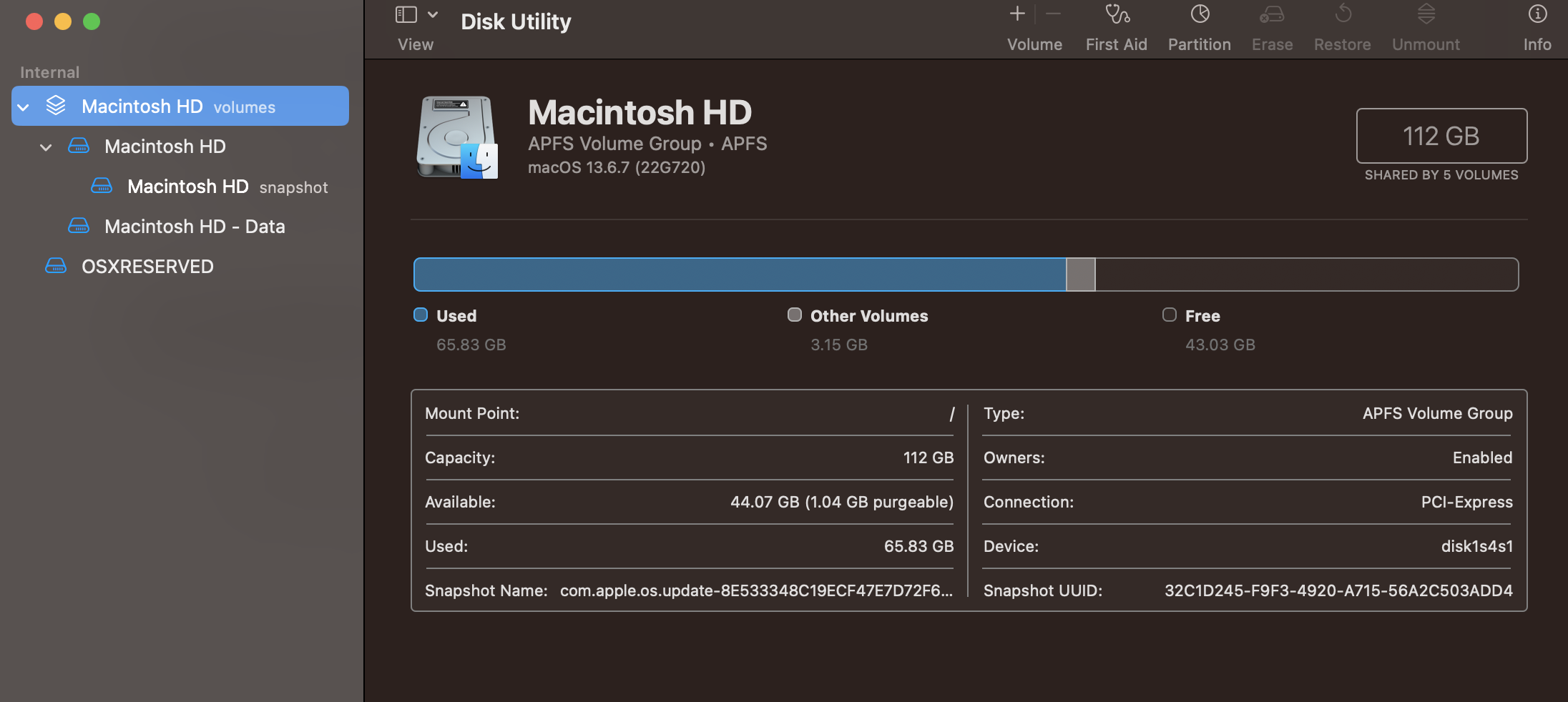 Missing Disk Space after failed Boot Camp… - Apple Community