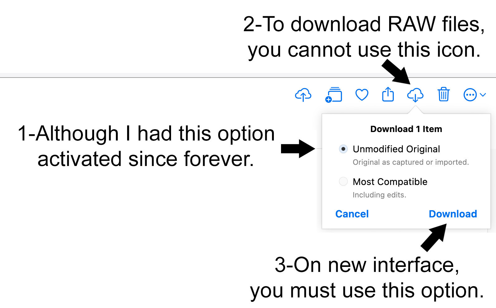 RAW/DNG files not being uploaded to iClou… - Apple Community