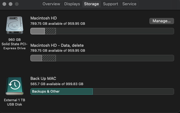Time machine error: Two of the disks to b… - Apple Community