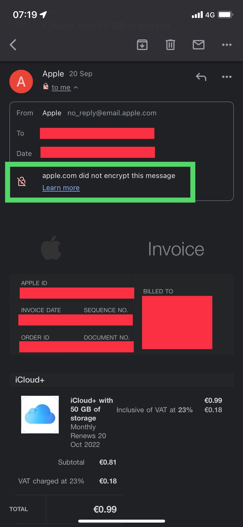 Why is my invoice from Apple not being en… - Apple Community