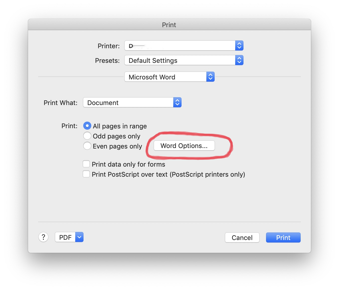 how to stop printing the properties page … - Apple Community