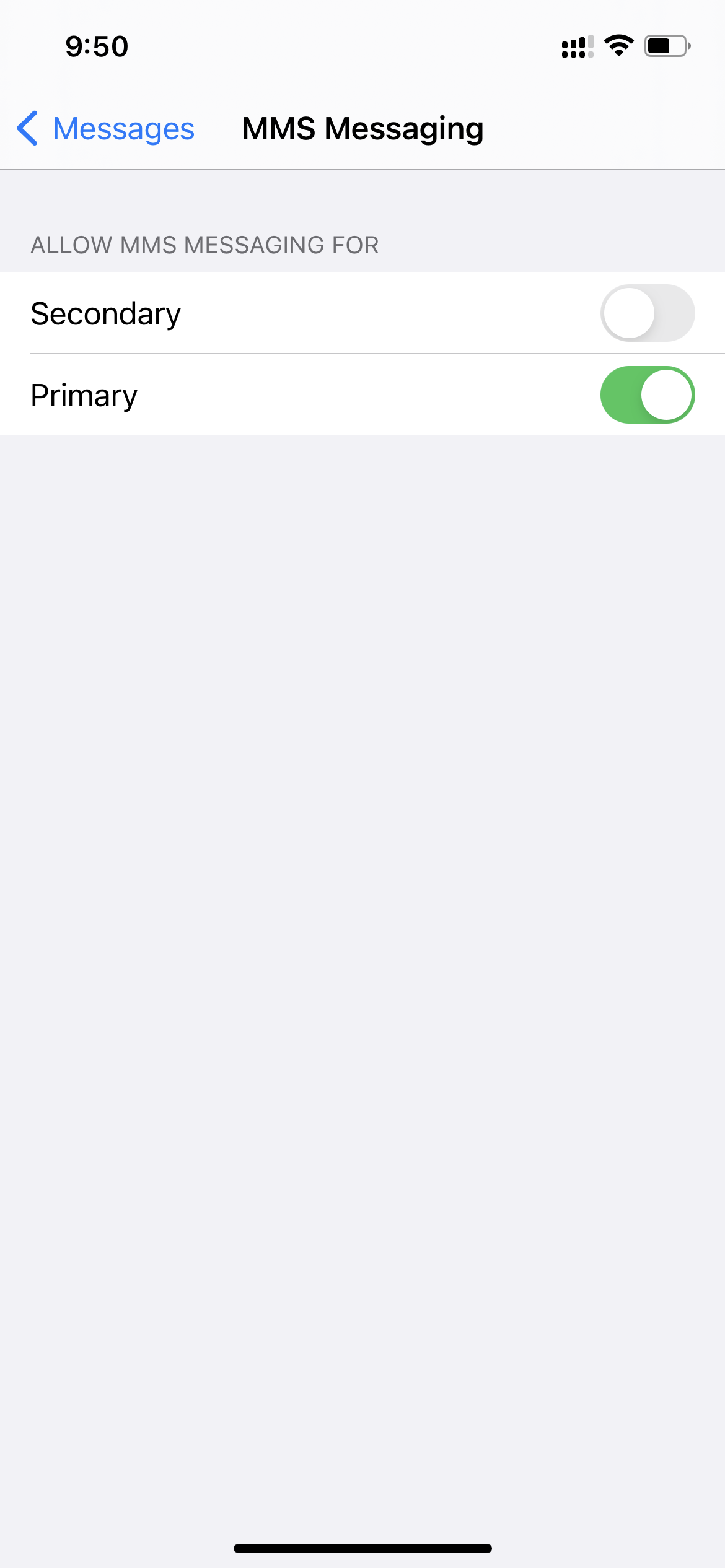 Having Trouble with MMS pop-up on iPhone - Apple Community
